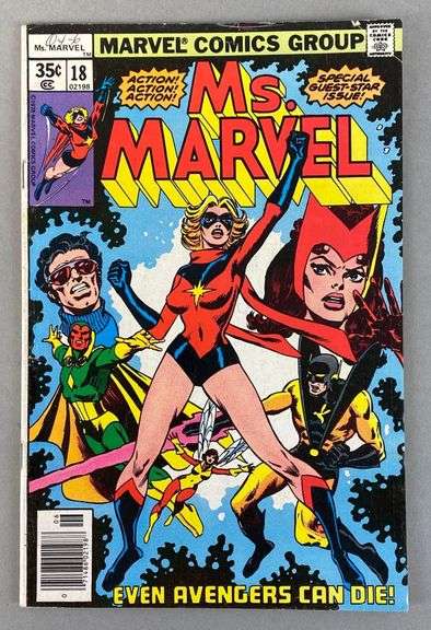 Marvel Comics Ms. Marvel No. 18 - Matthew Bullock Auctioneers