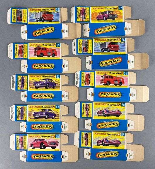 Group of 10 Matchbox G Type Boxes - Matthew Bullock Auctioneers