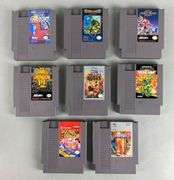 Group of 8 Nintendo NES Game Cartridges - Matthew Bullock Auctioneers