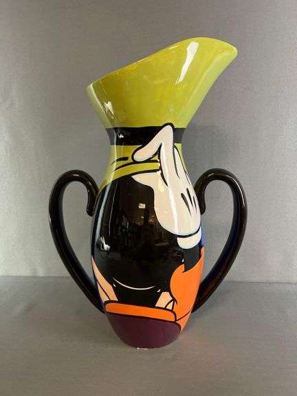 The Art of Disney Double Handle Decorative Goofy Pitcher - Matthew ...