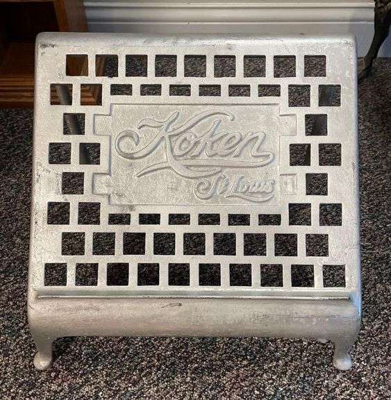 Antique Koken Barbershop Foot Rest - Matthew Bullock Auctioneers