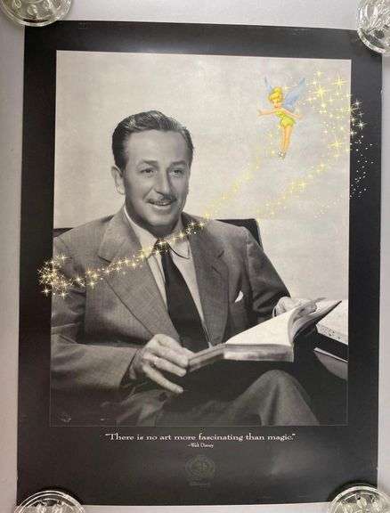 Disney Limited Edition Walts Magic Poster - Matthew Bullock Auctioneers