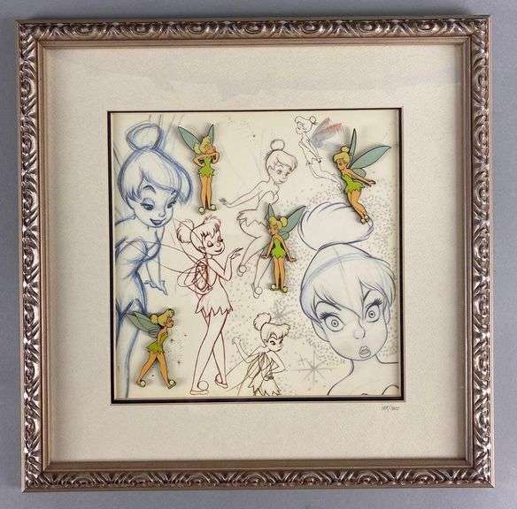 Disney Limited Edition Tinker Bell Framed Pin Set - Matthew Bullock ...