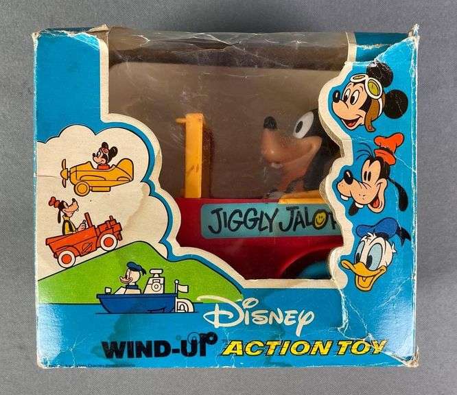 1980 Disney Wind-Up Goofy Action Toy Car - Matthew Bullock Auctioneers