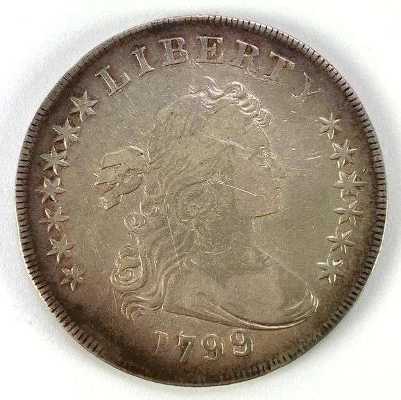 1799 Draped Bust Silver Dollar - Matthew Bullock Auctioneers