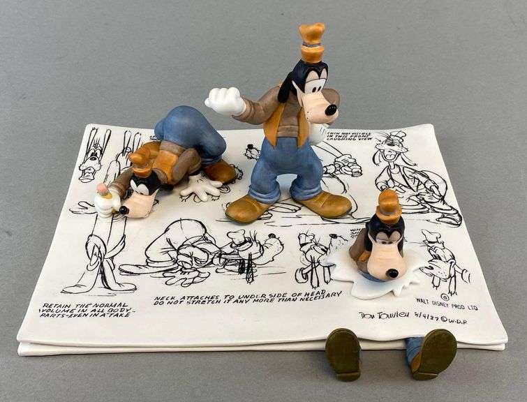 Disney Limited Edition Goofy Model Sheet Figural Scene - Matthew ...