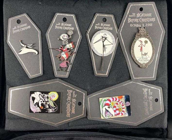 Group of 6 Disney Tim Burtons The Nightmare Before Christmas Enamel ...