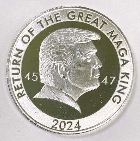 2024 Return of the MAGA King 1oz. .999 Fine Silver - Matthew Bullock ...