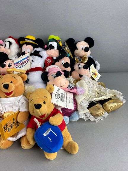 Group of 20+ Assorted Disney Plushes - Matthew Bullock Auctioneers