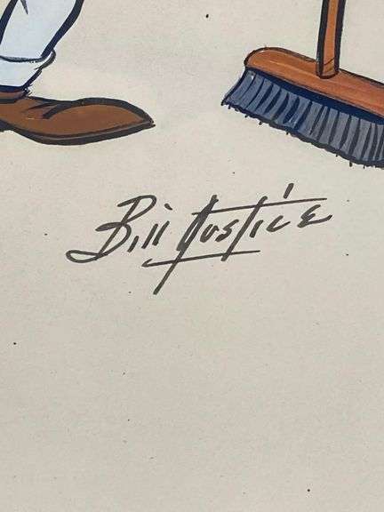 Disney Limited Edition Signed Janitor Goofy Illustration - Matthew ...