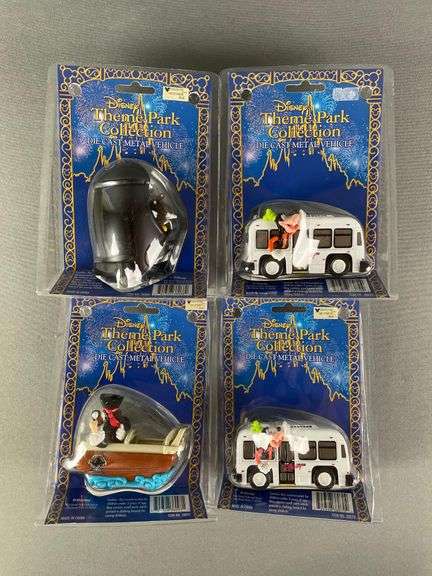 Group of 4 Disney Theme Park Collection Die-Cast Metal Vehicles ...