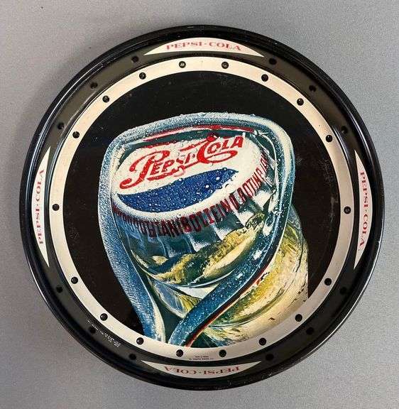 Vintage 1965 Pepsi Cola Advertising Tray - Matthew Bullock Auctioneers