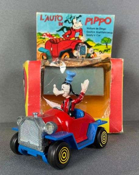 Vintage Polistil Italian Disney Goofy’s Car L’Auto Di Peppo - Matthew ...