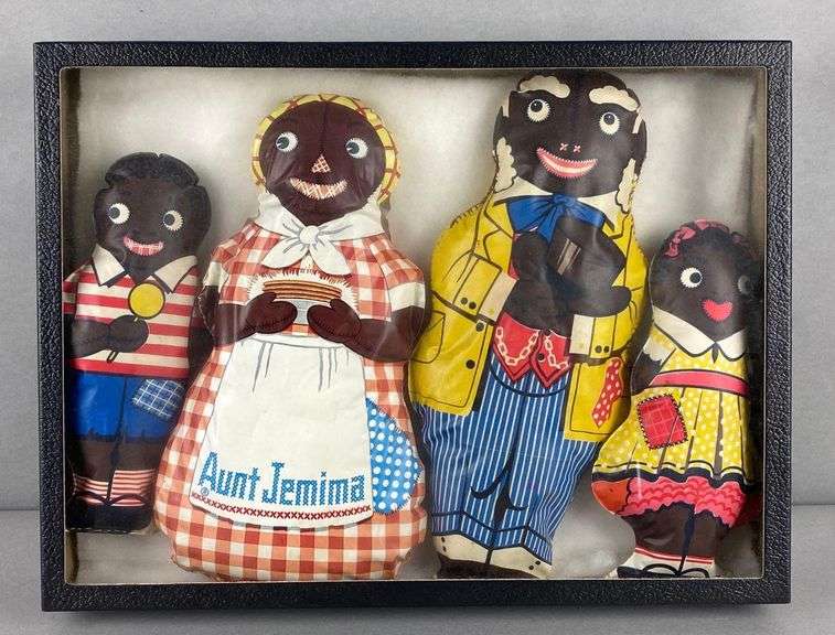 Group of 4 Black Americana Aunt Jemima Dolls - Matthew Bullock Auctioneers