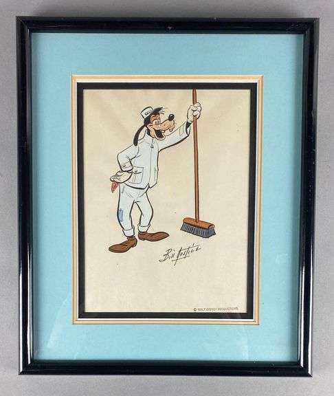 Disney Limited Edition Signed Janitor Goofy Illustration - Matthew ...