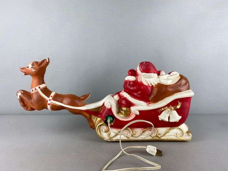 Vintage Santa Claus Light Up Display - Matthew Bullock Auctioneers