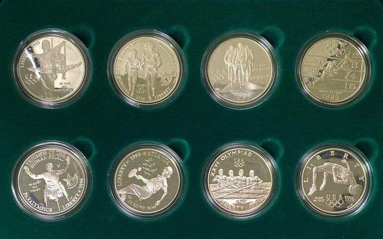 1995-96 The US Olympic Coins of The Atlanta Centennial Olympic Games 8 ...