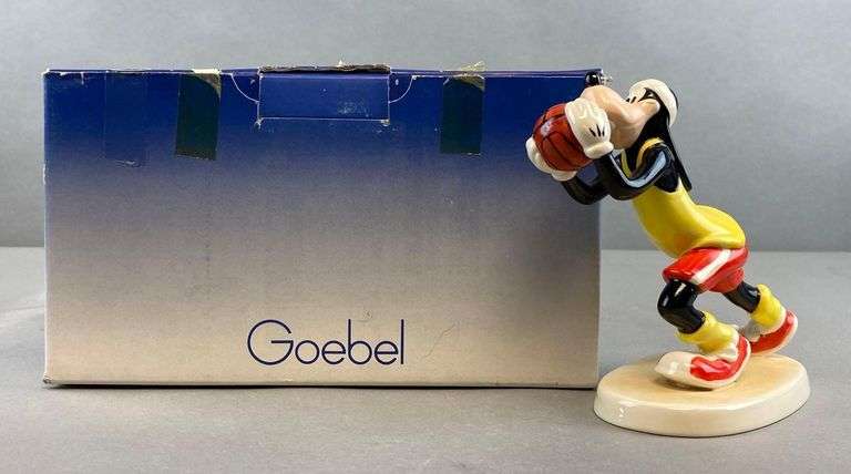 Goebel Disney Goofy Basketball Porcelain Figurine - Matthew Bullock ...