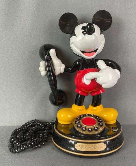 Telemania Disney Mickey Mouse Animated Talking Telephone - Matthew ...