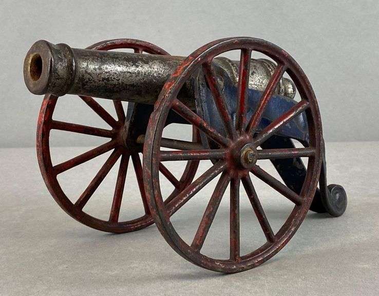 Civil War Artillery Cast Iron Cannon Model - Matthew Bullock Auctioneers