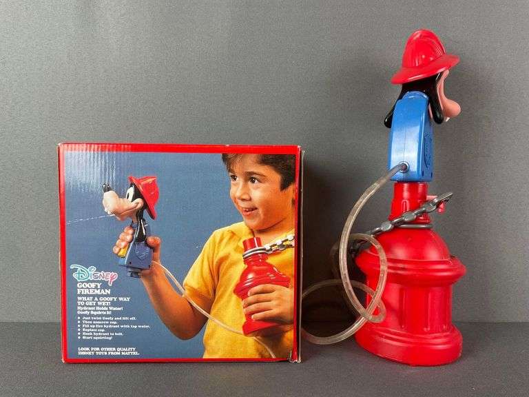 Mattel Disney Goofy Fireman Water Squirter - Matthew Bullock Auctioneers