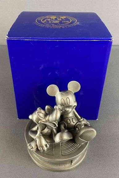Walt Disney World Disneyana Convention Mickey Pewter Statue - Matthew ...