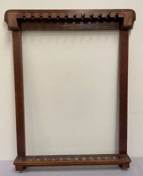 Vintage Brunswick Balke Collender Billiard Cue Rack - Matthew Bullock ...