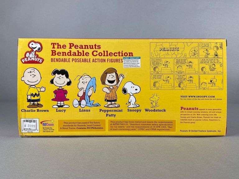 NJ Croce Peanuts Bendable Poseable Action Figures - Matthew Bullock ...