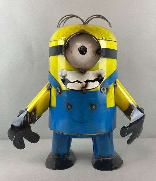 Large Metal Welded Minion Figure - Matthew Bullock Auctioneers