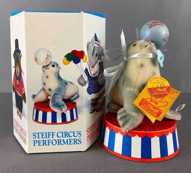 Limited Edition Steiff Golden Age of the Circus Seal with Ball on Stand ...