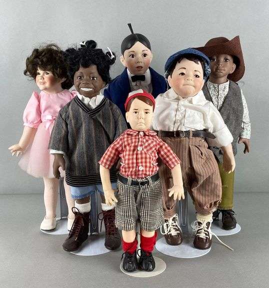 Group of 6 King World Little Rascals Porcelain Dolls and More - Matthew ...
