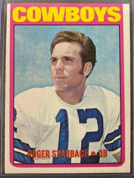 1972 Topps Roger Staubach #200 Rookie - Matthew Bullock Auctioneers