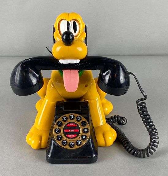 Telemania Disney Pluto Motion Telephone - Matthew Bullock Auctioneers