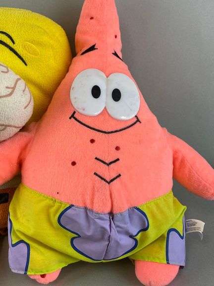 Group of 2 SpongeBob SquarePants and Patrick Star Plushies - Matthew ...