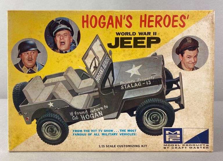 Vintage Hogans Heroes WW2 Customizing Jeep Model Kit - Matthew Bullock ...