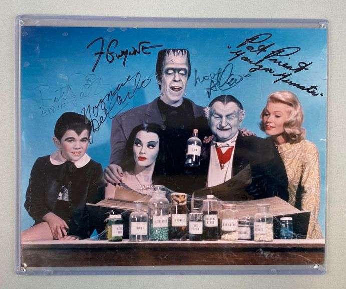 The Munsters Cast Signed Photograph - Matthew Bullock Auctioneers