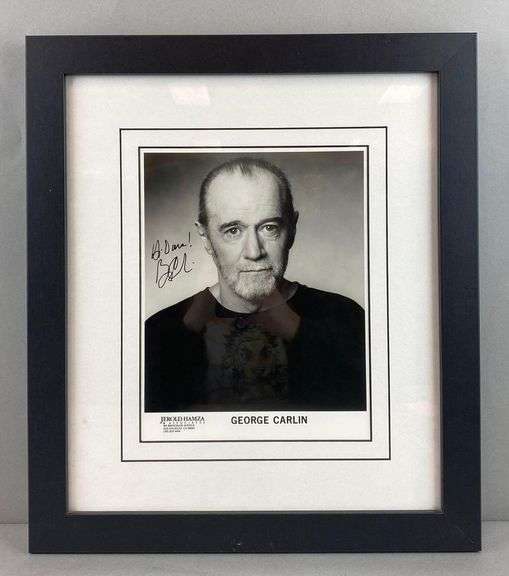 George Carlin Signed Photograph - Matthew Bullock Auctioneers