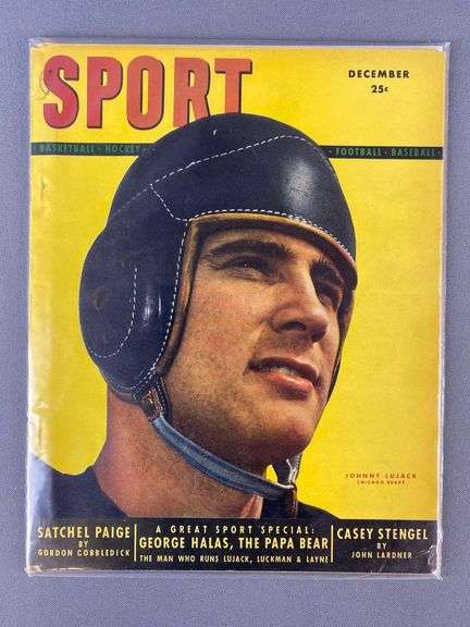 Group of 2 Early Chicago Bears Covers for Life and Sport Magazine ...