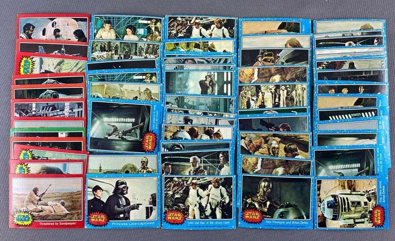 Group of 70 Topps 1977 Star Wars Trading Cards - Matthew Bullock ...