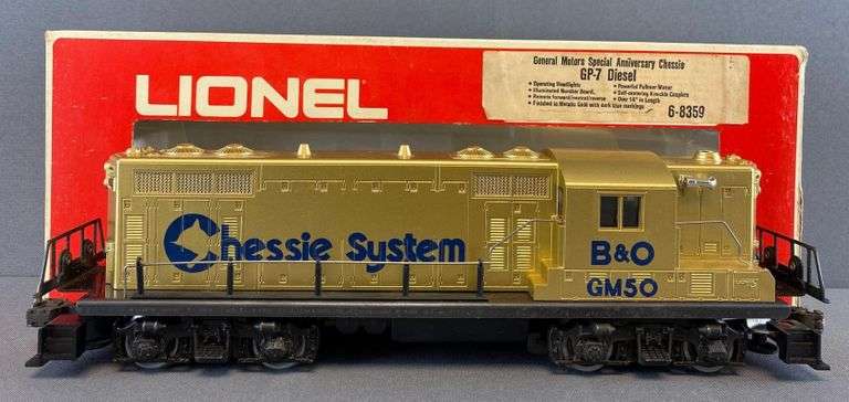 Lionel 6-8359 GM Gold Chessie GP7 Diesel Locomotive - Matthew Bullock ...