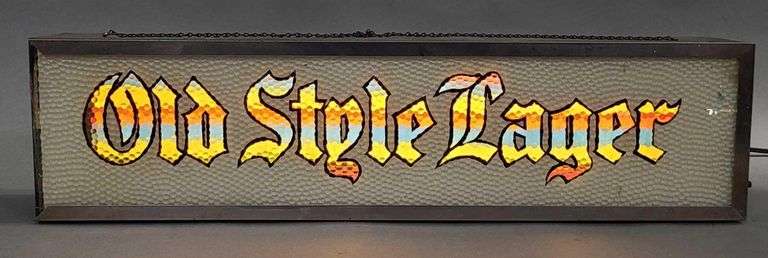 Vintage Old Style Color Motion Scroller Advertising Sign - Matthew ...