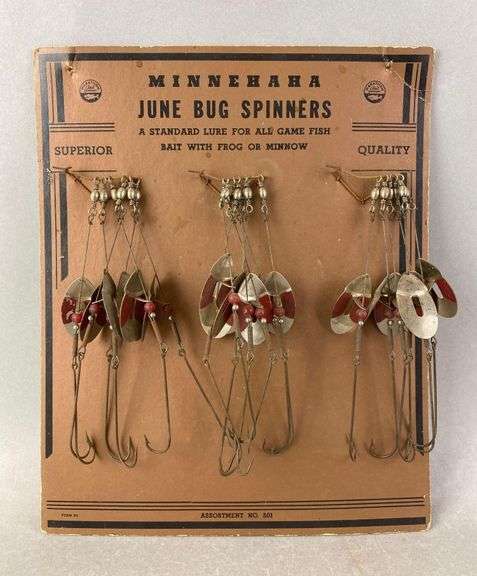 Vintage Minnehaha June Bug Spinners Advertising Store Display - Matthew ...