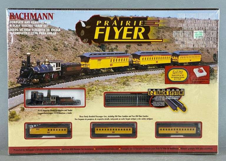 Bachmann Prairie Flyer Electric Train Set - Matthew Bullock Auctioneers