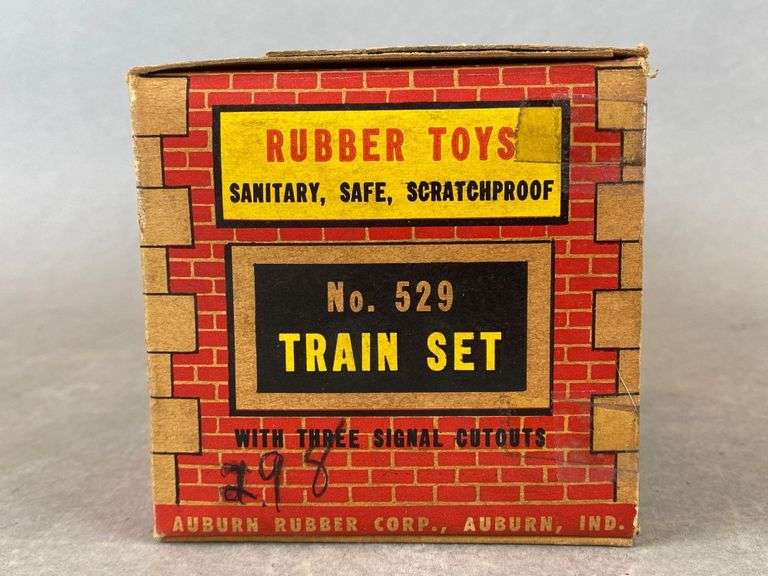 Arcor No. 529 Rubber Train Set with Original Box - Matthew Bullock ...