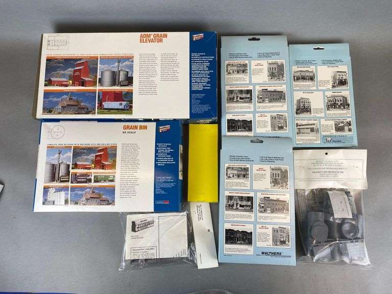 Group of 9 Assorted HO-Scale Farm Equipment Model Kits - Matthew ...