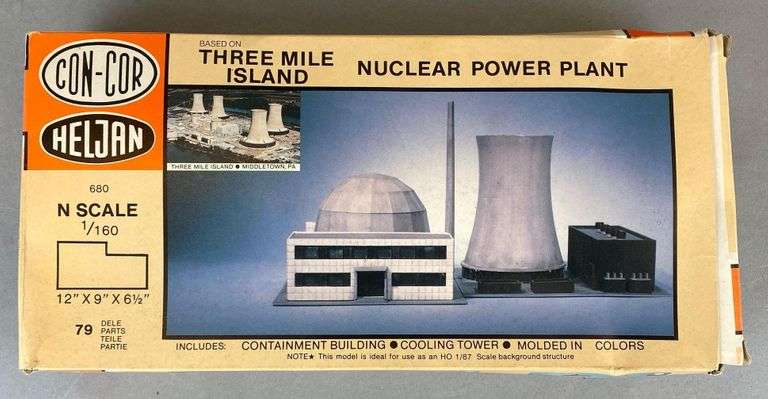 Con-Cor Heljan N-Scale Nuclear Power Plant Model Kit - Matthew Bullock ...