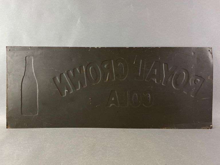 Vintage Royal Crown Cola Metal Advertising Soda Sign - Matthew Bullock ...