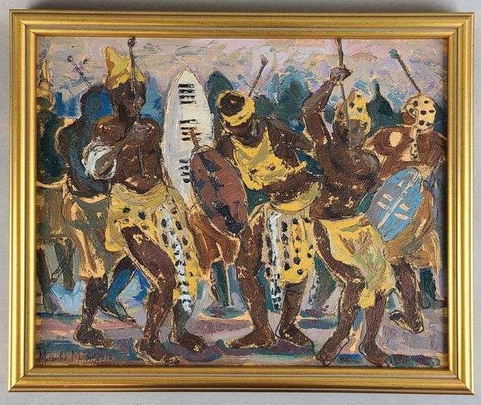 Mwamba Mulangala Contemporary Oil Painting on canvas - Matthew Bullock ...