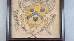 18th Century Heraldic Watercolor Wheeler Family Crest - Matthew Bullock ...