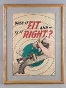 Vintage NRA Propaganda Safety Poster - Matthew Bullock Auctioneers